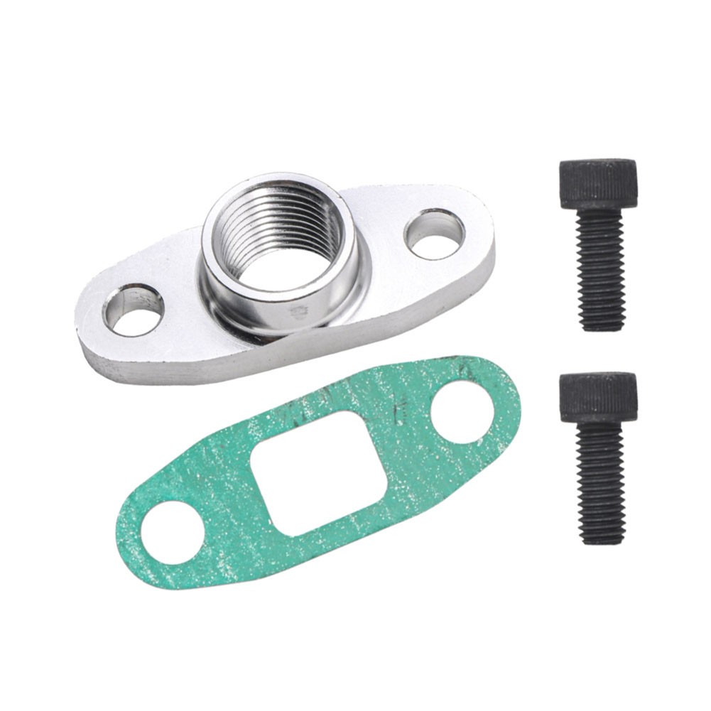 Automotive Accessories Silver AN10forT3T4Turbine Oil Drain Outlet ...