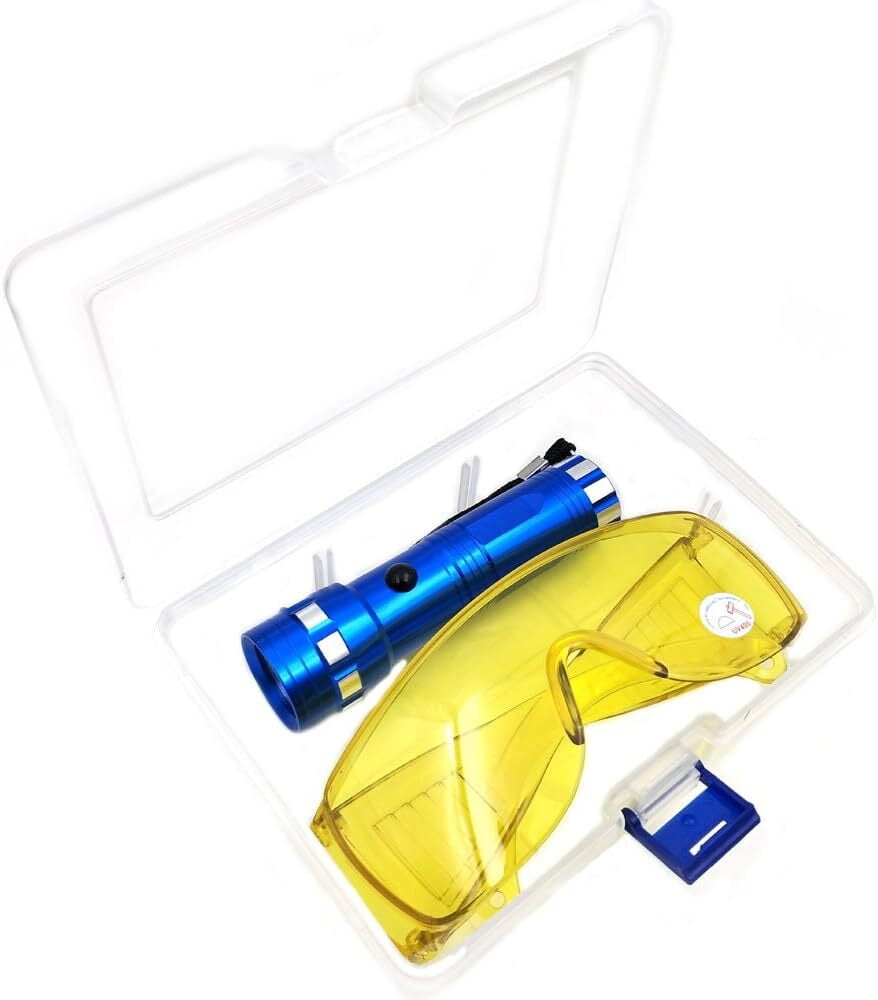 Automotive Air Conditioning Flashlight Leak Detector Tool Car AC Leak ...