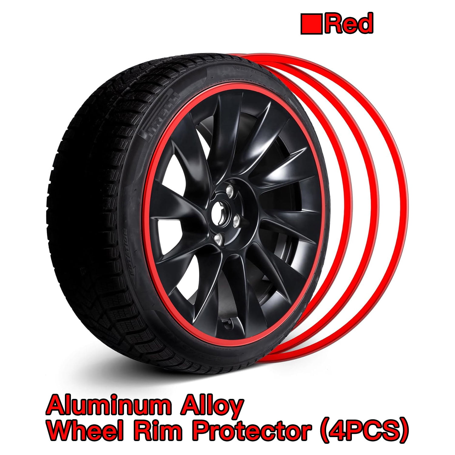 Automotive Alloy Wheel Rim Protector - Covering The Entire Rim of The ...