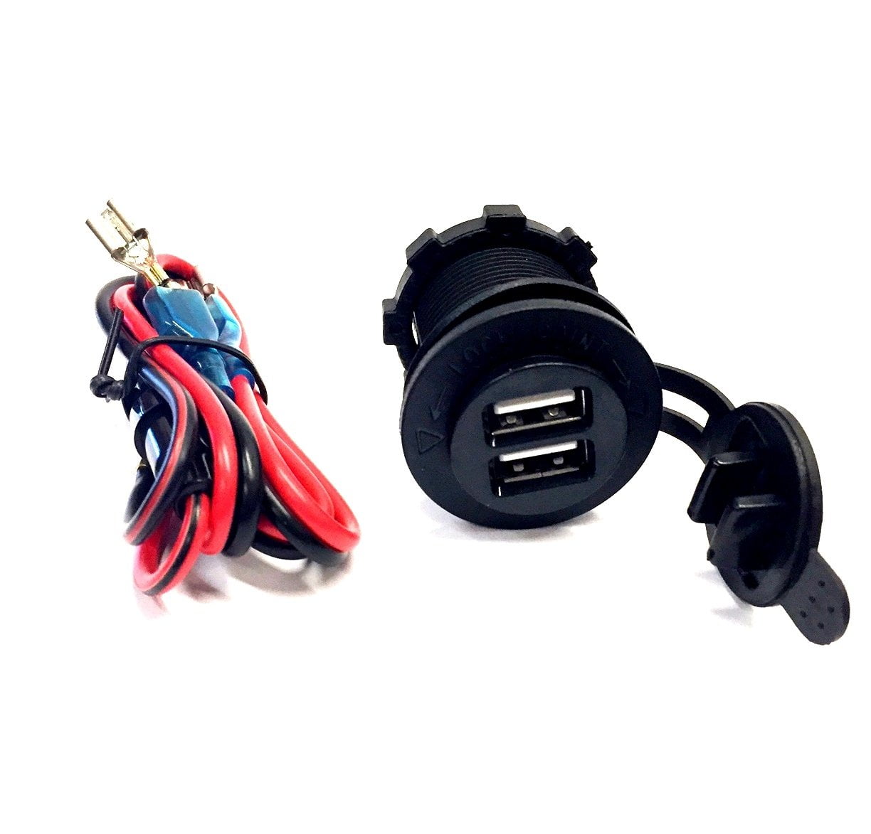 Automotive Authority Dual USB Charger Port Outlet Automotive Specialty ...