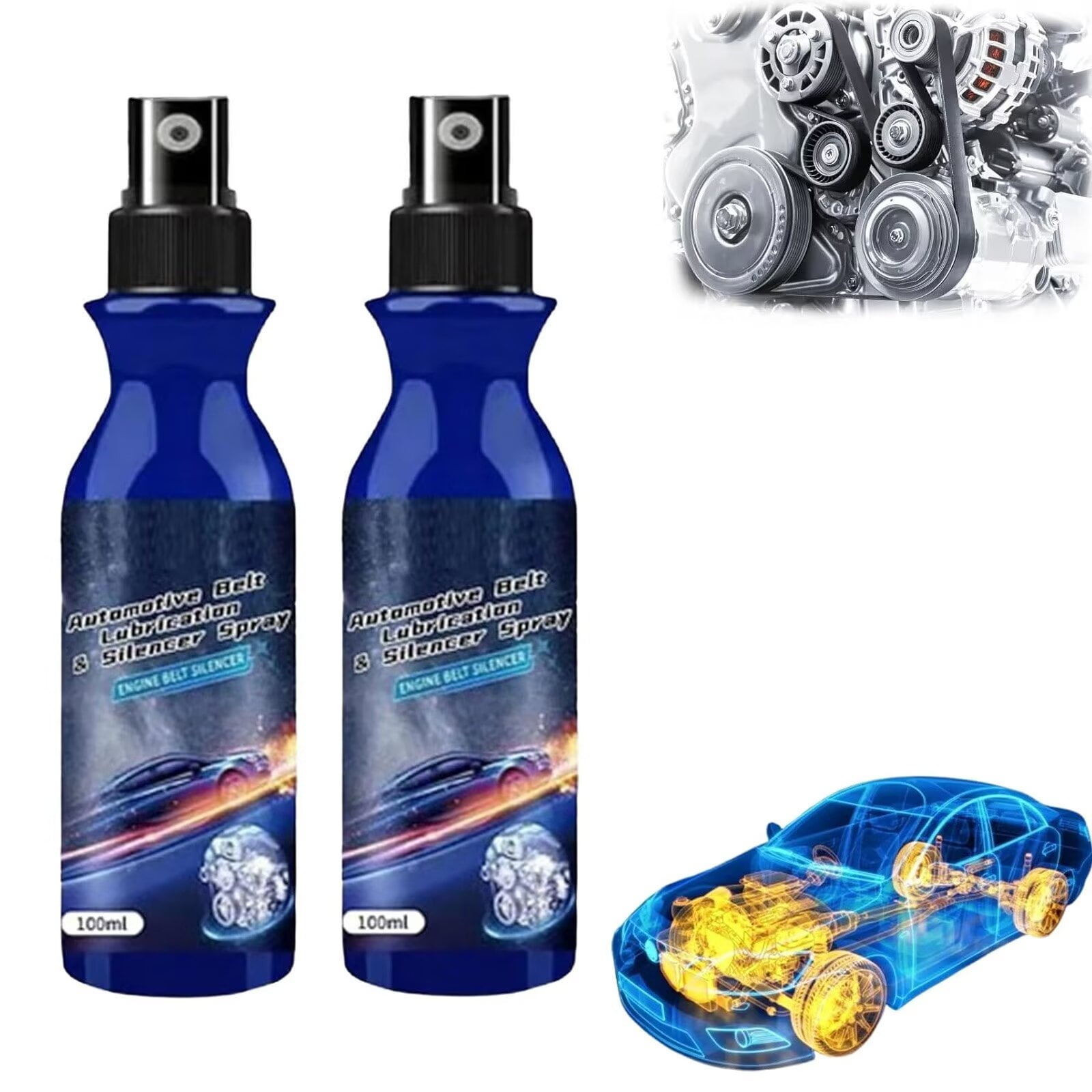 Automotive Belt Lubrication & Silencer Spray, Belt Dressing Spray ...