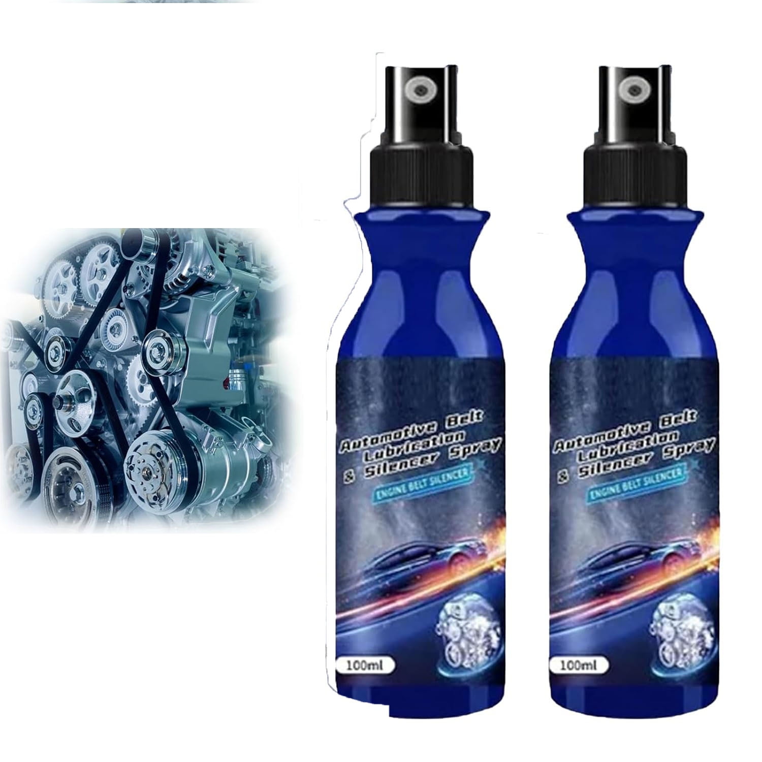 Automotive Belt Lubrication & Silencer Spray, Belt Dressing Spray ...