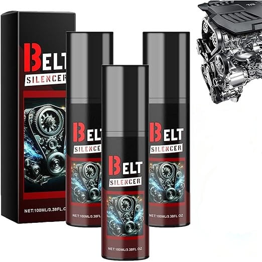 Automotive Belt Lubrication & Silencer Spray, Squeaking Belt Noise ...