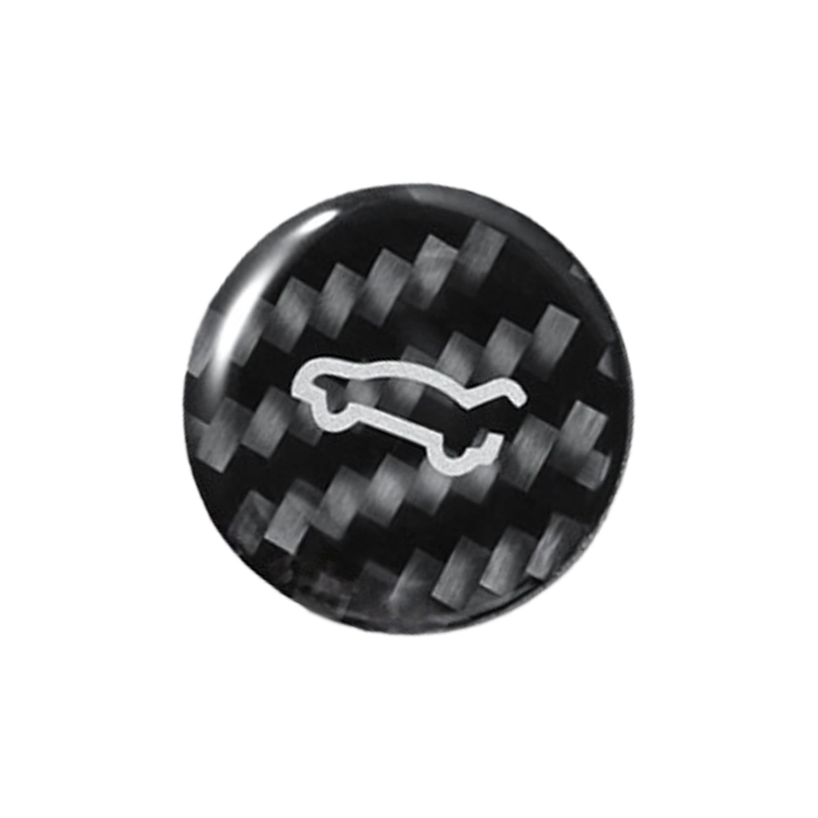 Automotive Carbon Fiber Trunk Button Cover Sport Enhancement ...