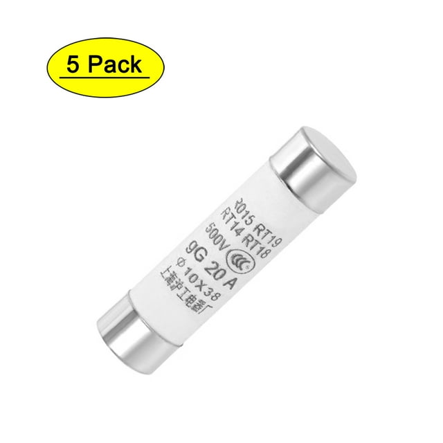 Automotive Cartridge Fuse 20A 500V 10x38mm Fast Blow Replacement for ...