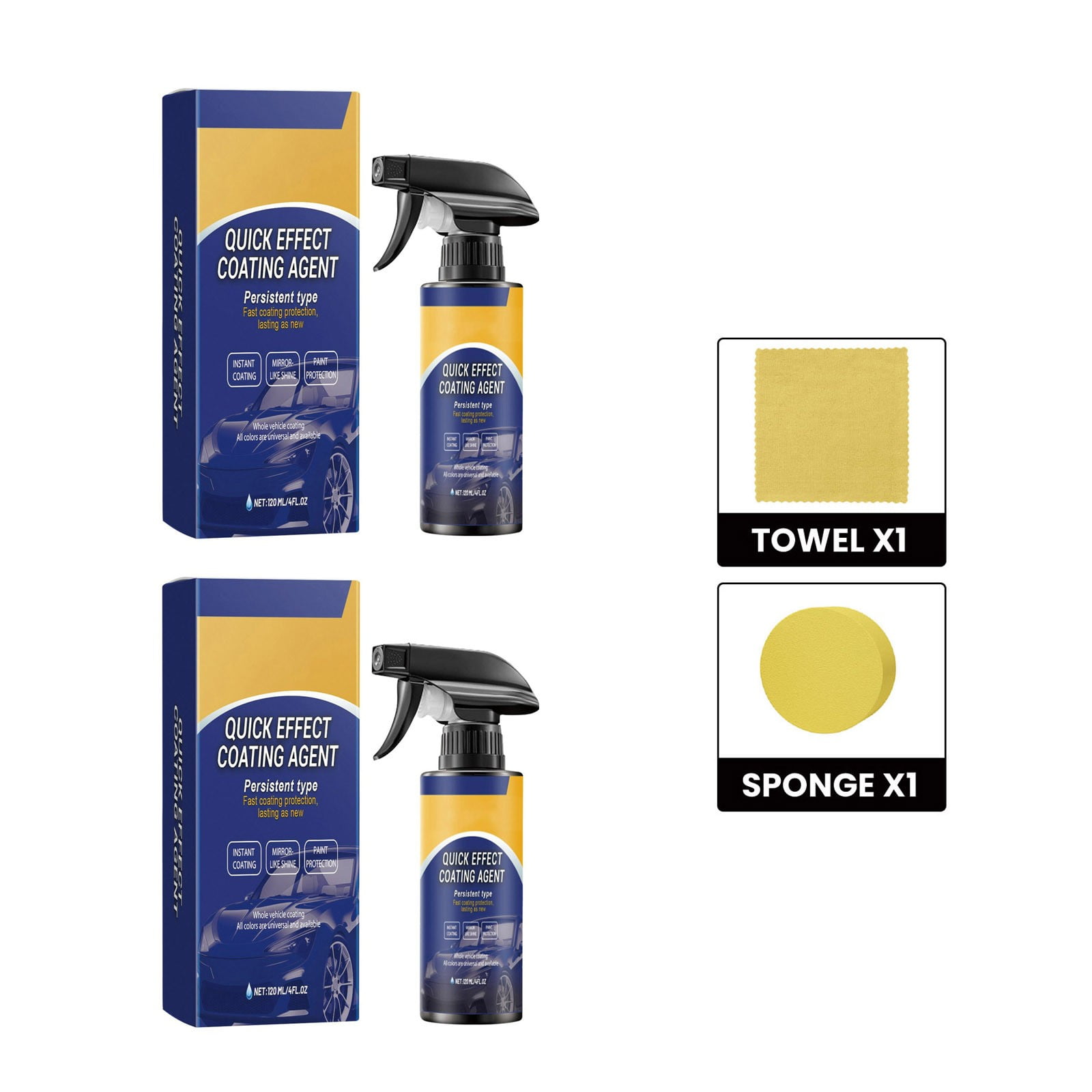 Automotive Ceramic Crystal Plating Spray | Hydrophobic Car Paint Wax Coating | High Gloss Water ...