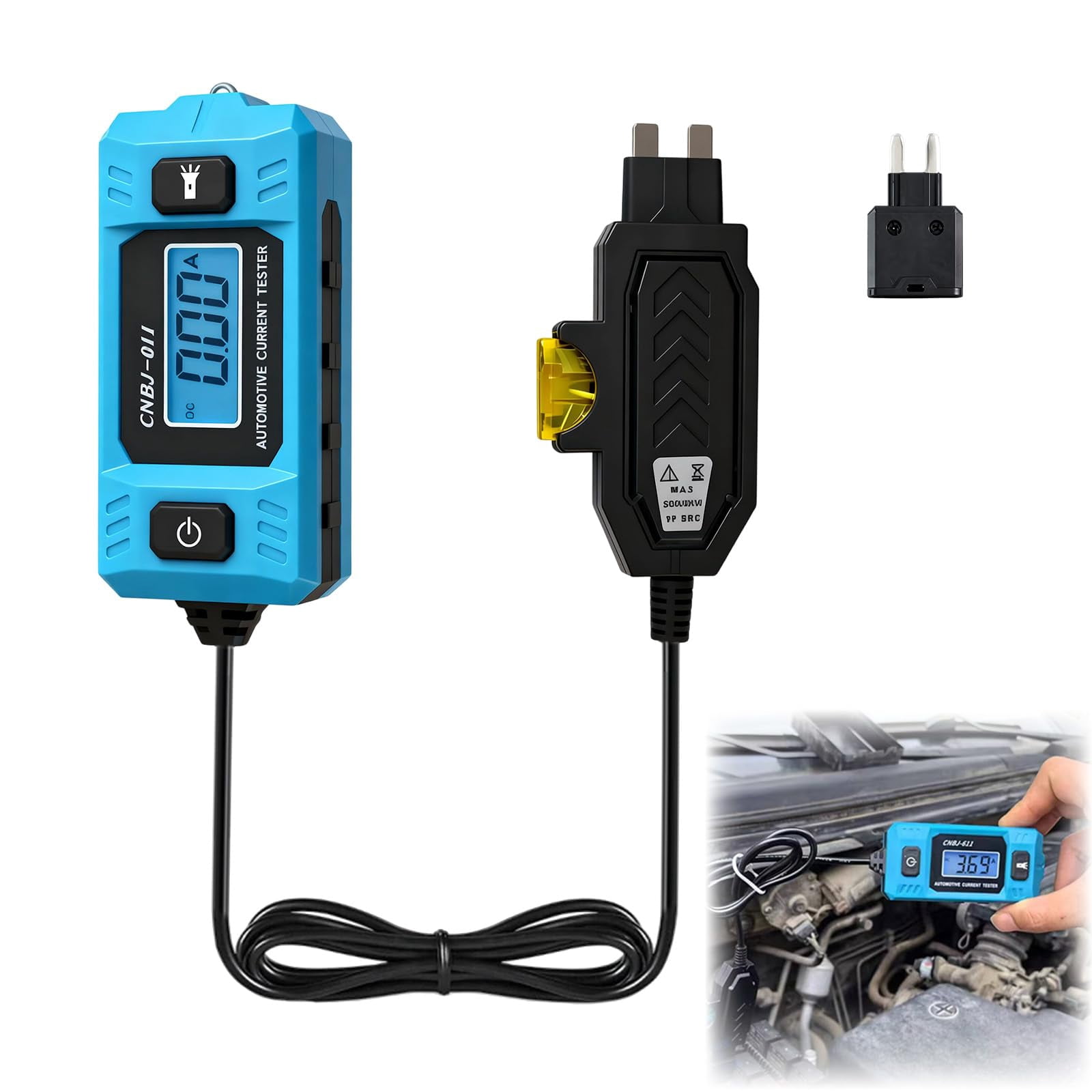 Automotive Circuit Fault Probe Tester, 20A 48V-High-Precision Current ...