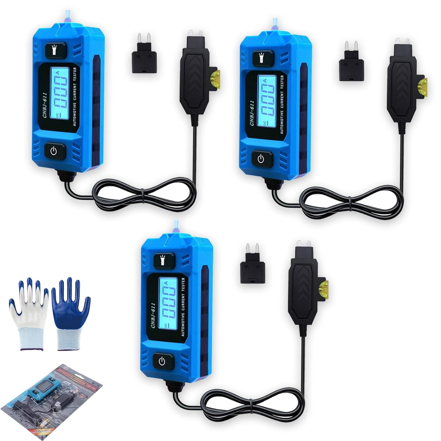 Automotive Circuit Fault Probe Tester, Blade Fuse Tester with LED ...