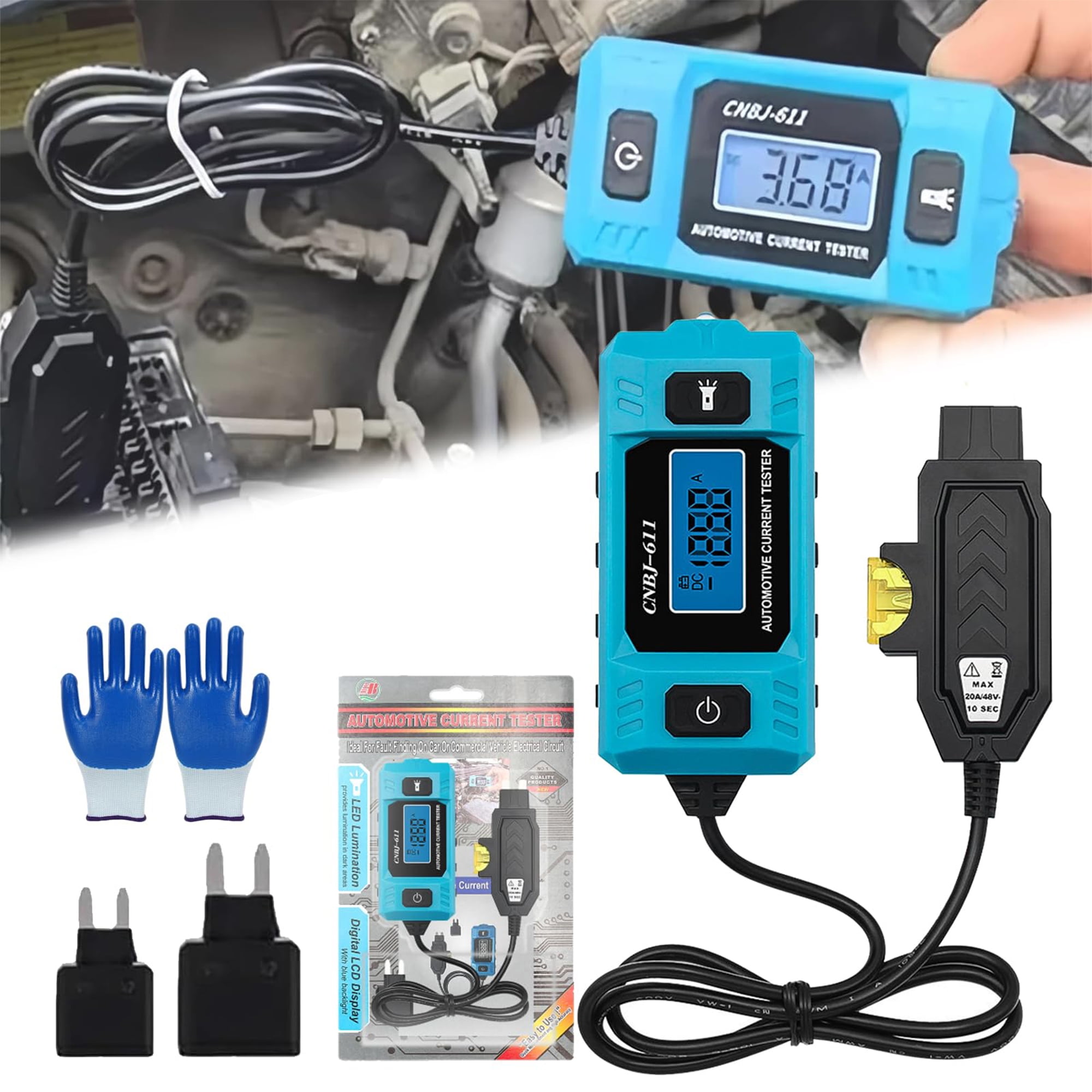 Automotive Circuit Fault Probe Tester, Circuit Breaker Finder and Relay ...
