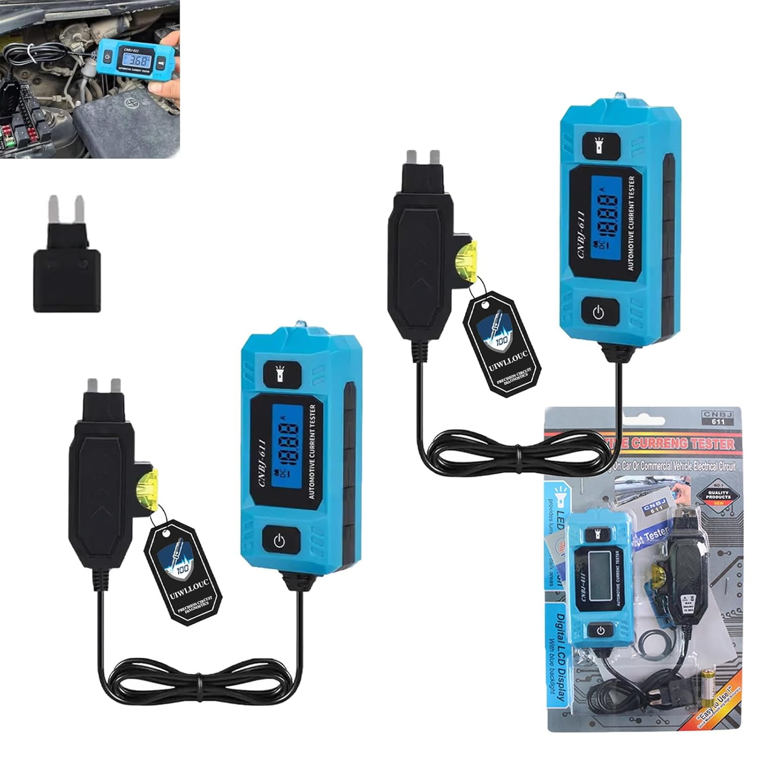 Automotive Circuit Fault Probe Tester, High-Precision Current Tester ...