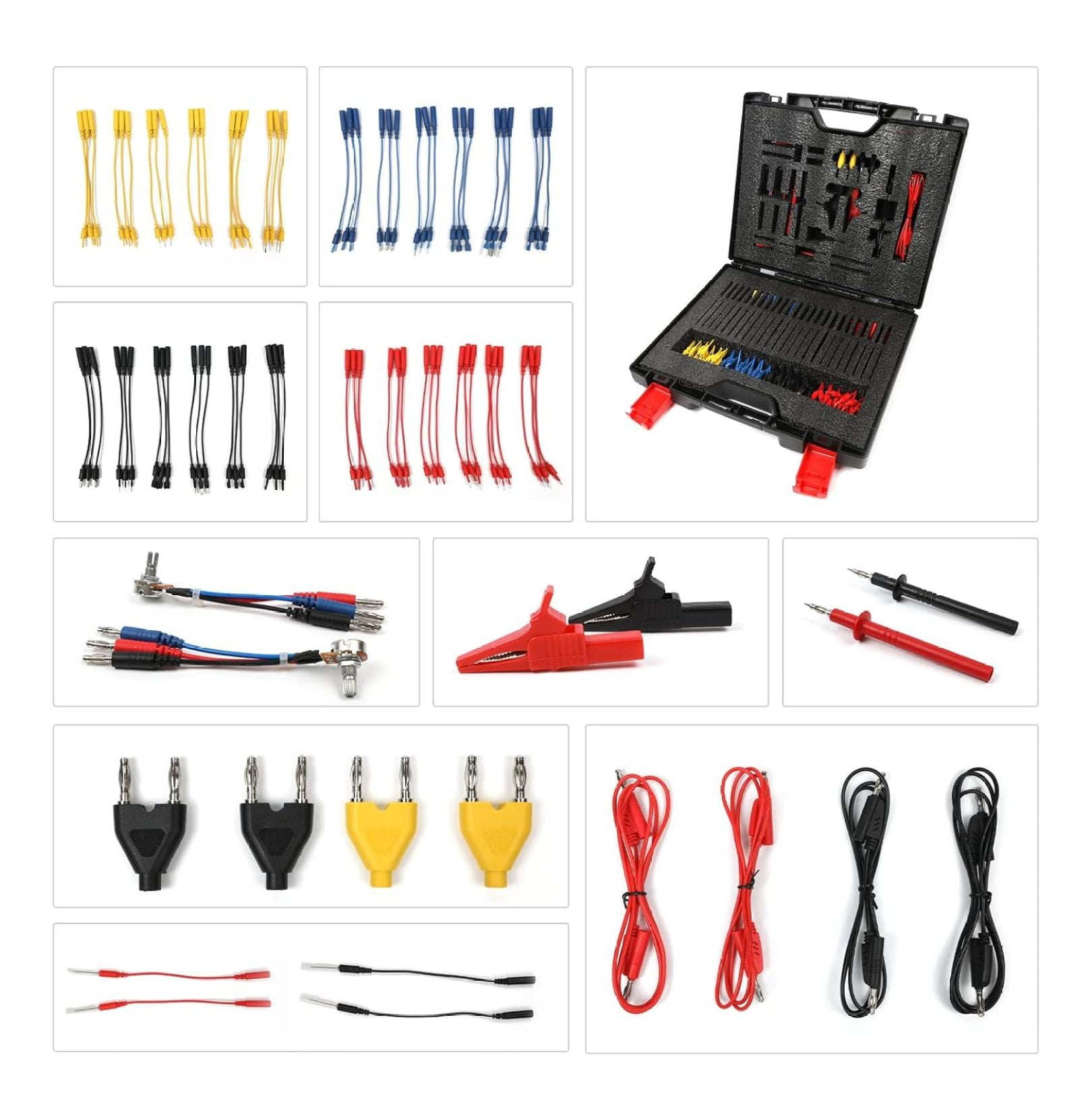 Automotive Circuit Test Leads Kit 92 Pieces Electrical Testers Auto ...