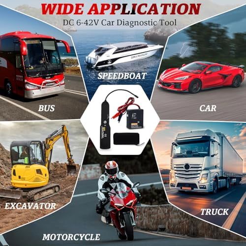Automotive Circuit Tracer & Wire Tracker 6-42V DC Wire Short Finder ...
