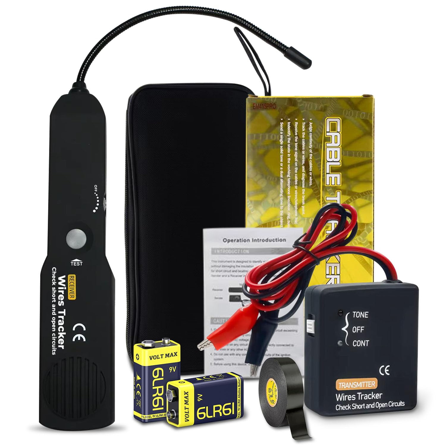 Automotive Circuit Tracer & Wire Tracker 6-42V DC Wire Short Finder ...