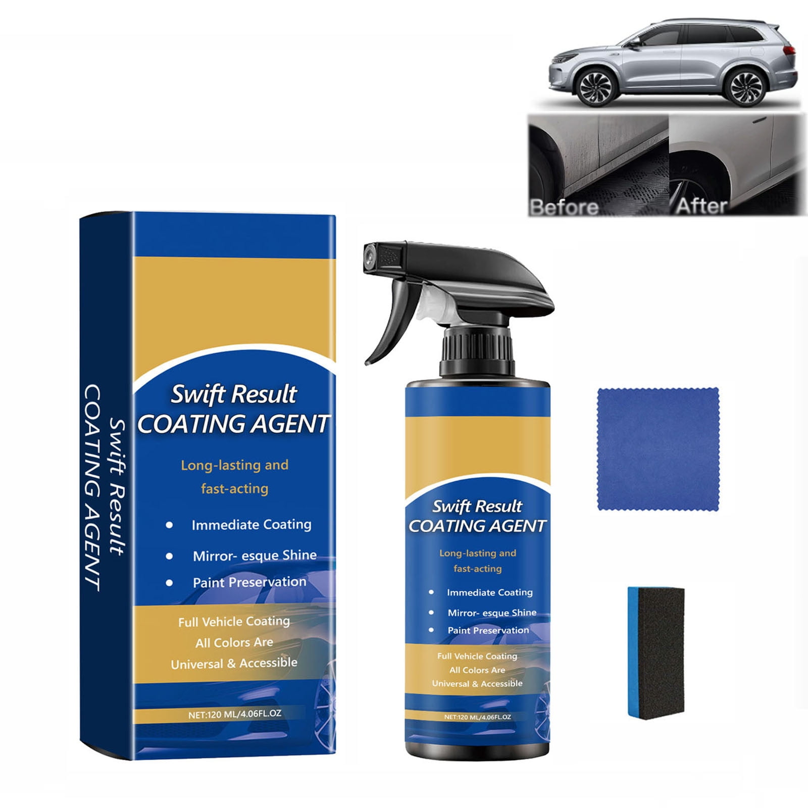 Automotive Coating Agent Paint Protective Coating Maintenance Gloss ...