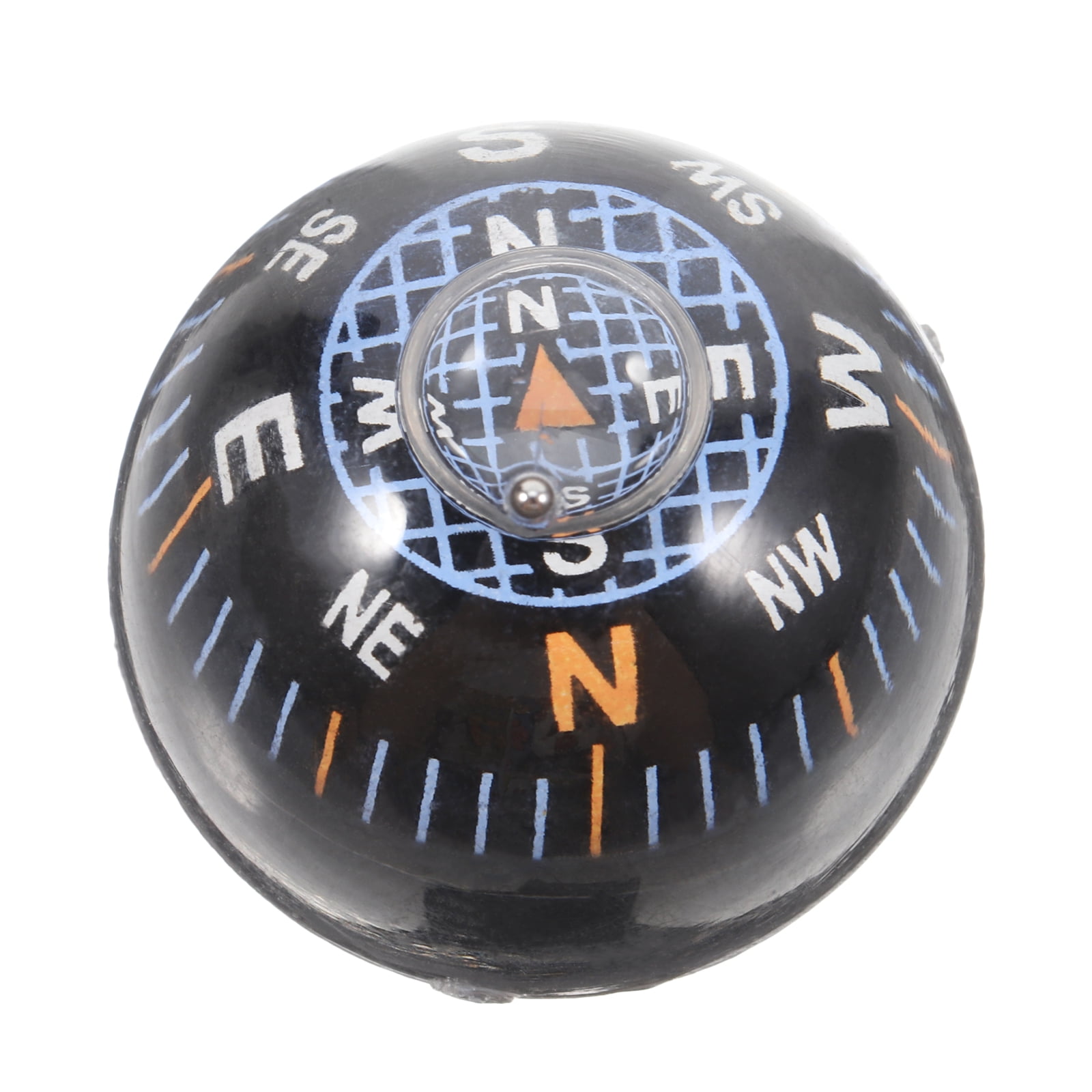 Mini Car Compass for Kids Playing Sturdy Plastic Black Spherical Design ...