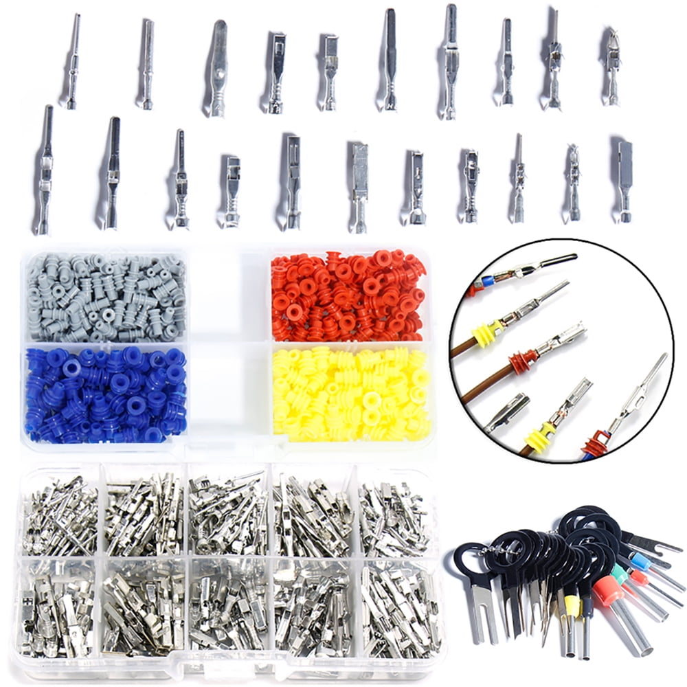 Automotive Connector Piece Male And Female Crimping Terminals Auto Cold ...