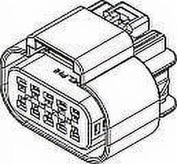 Automotive Connectors 10P FMALE BLK CN ASY 150 SERIES 15 AMPS (1 piece ...