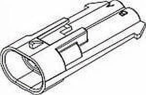 Automotive Connectors 2P MALE LT GRAY 150 SERIES 14 AMPS (50 pieces ...