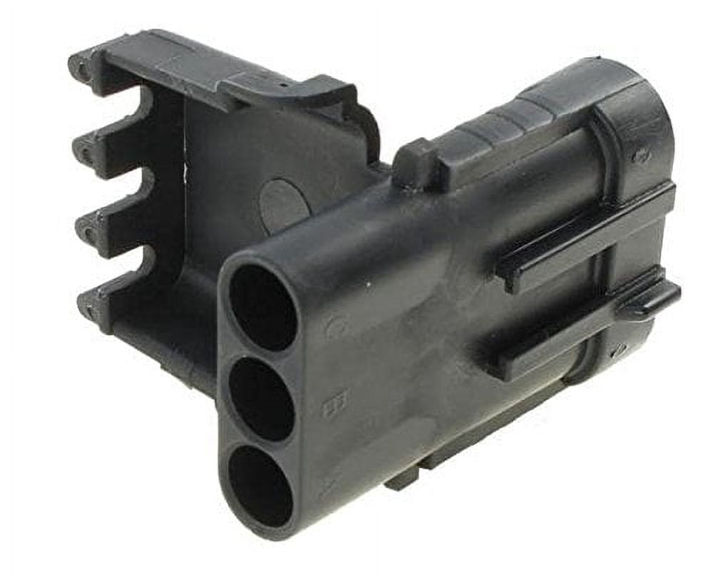 Automotive Connectors 3P MALE BLK 20 AMP WEATHER PACK SHROUD (1 piece ...