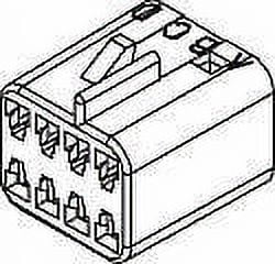 Automotive Connectors CON MP 150 8W FEM (1 piece) - Walmart.com