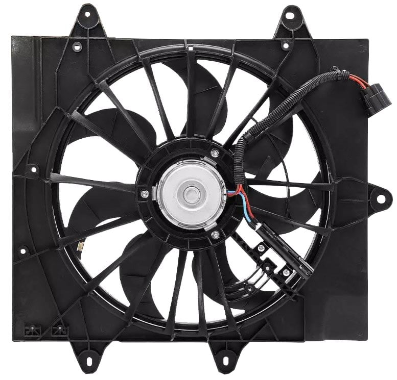 Automotive Cooling Dual Radiator and Condenser Fan Assembly For ...