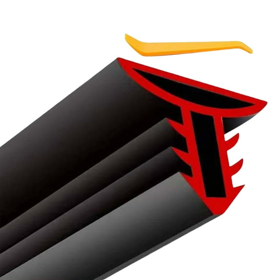 Automotive Door Weather Stripping 5.2Ft / 6.5Ft Car Door Rubber Edges ...