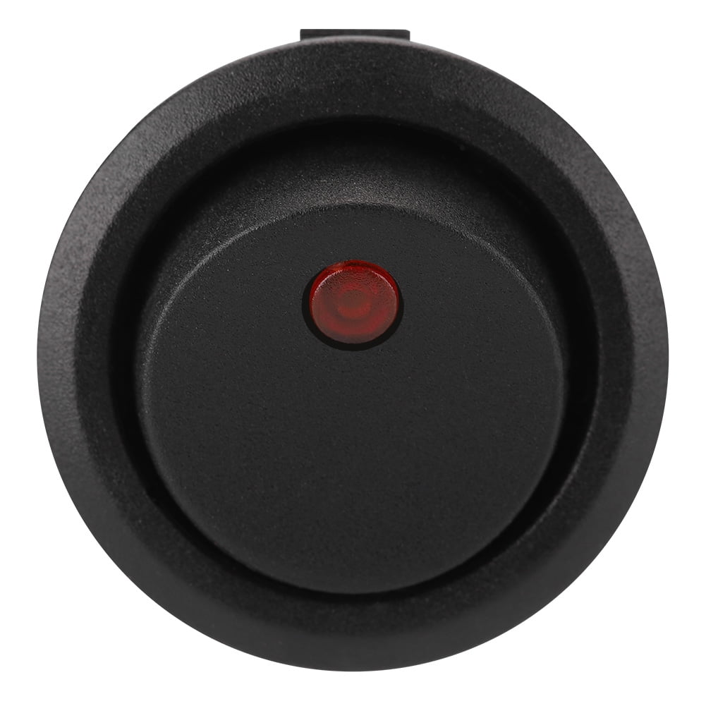 Automotive Electrical Round On/Off Spst Switch 12v For Car Van Dash ...
