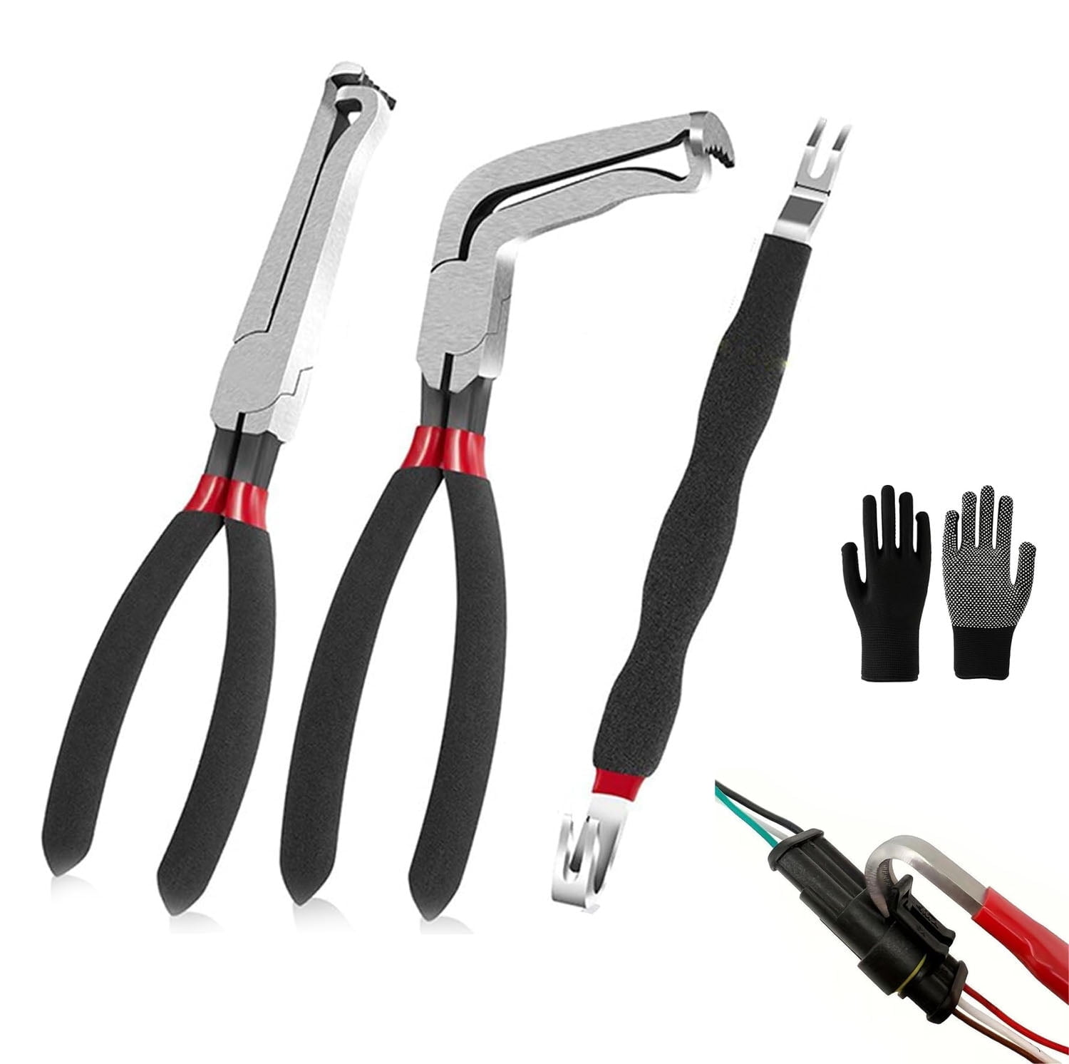 Automotive Electrical Terminal Connector Separator Removal Tool, Dual ...