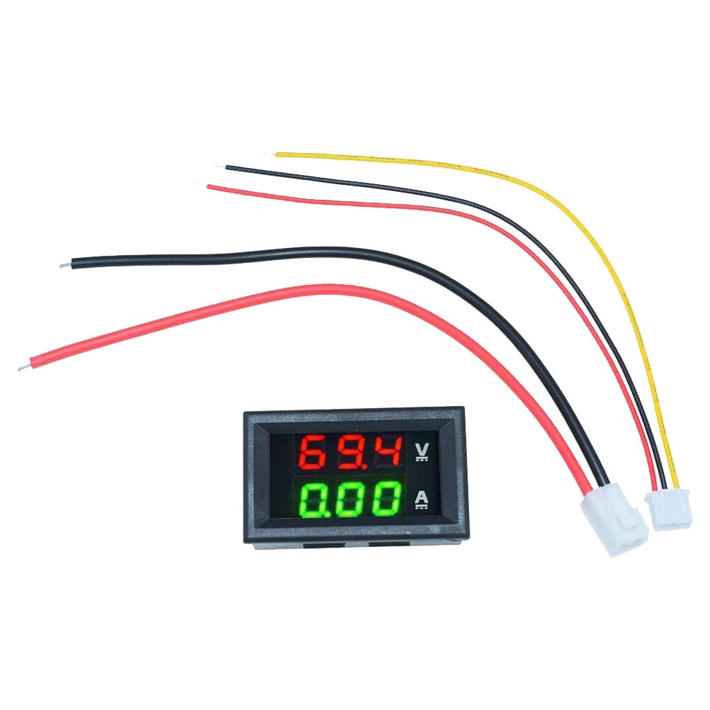 Automotive Electrical Tester Gauge Voltage and Current LCD Voltmeter ...