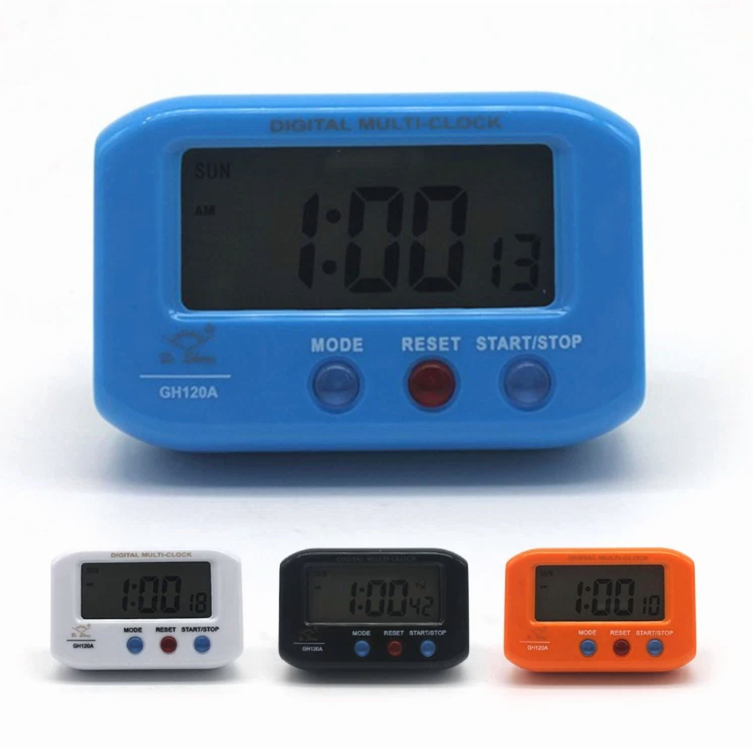 Automotive Electronic Stopwatch Lcd Clock Portable Digital Travel Alarm ...