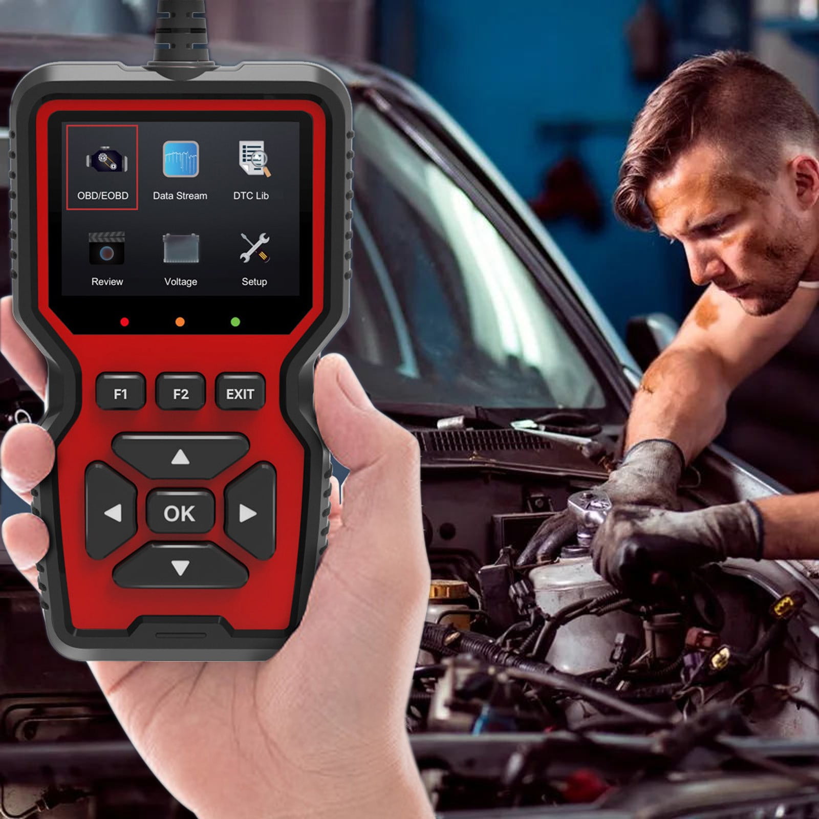 Automotive Engine Fault Diagnosis Tool, OBD Data Stream Reader and ...