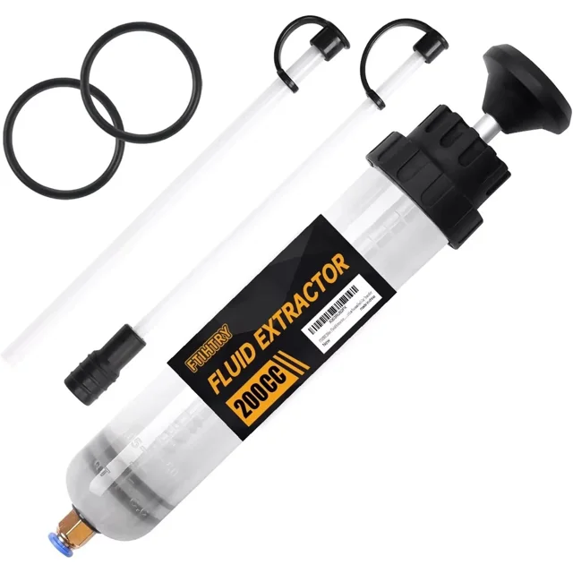 Automotive Fluid Extractor Pump Oil Change Syringe With Hose Manual ...