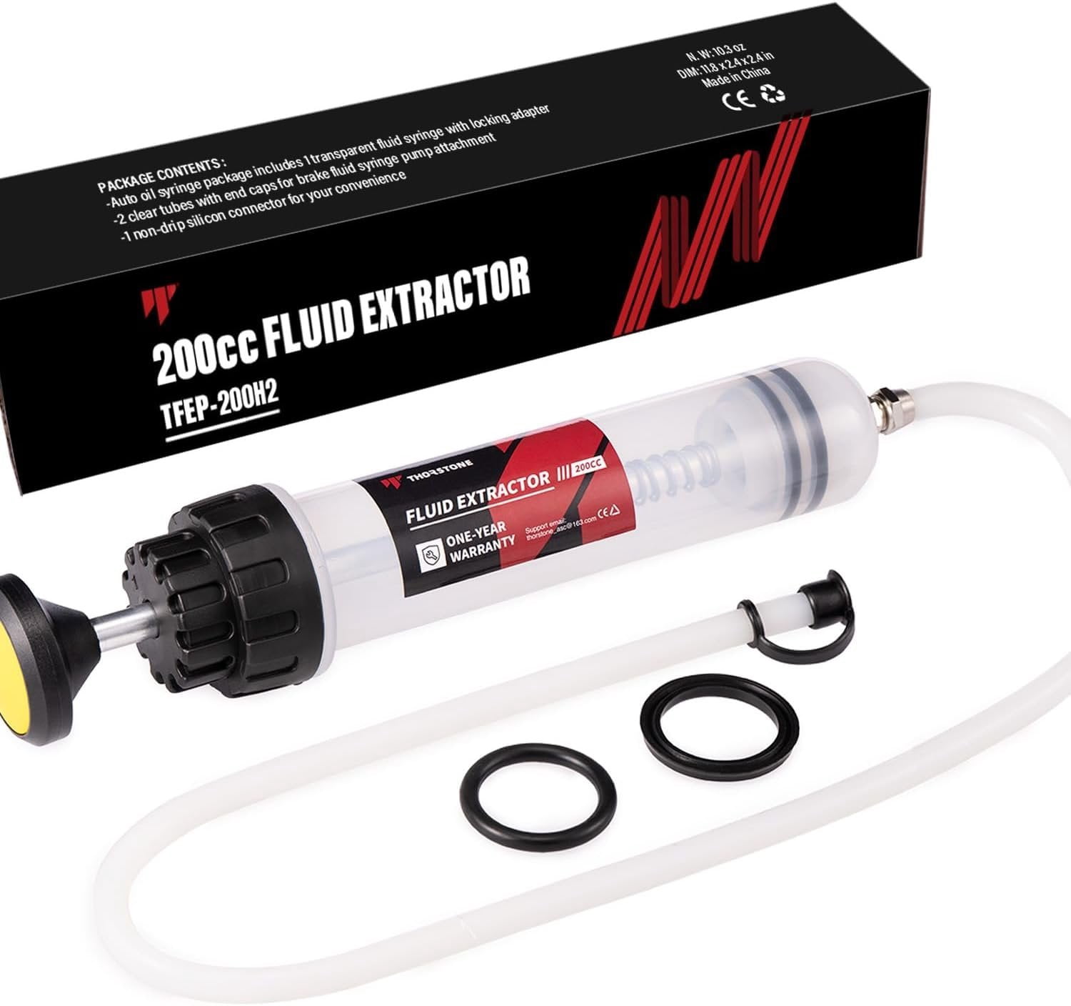 Automotive Fluid Pump, 200cc Oil Change with Hose, Manual Suction ...