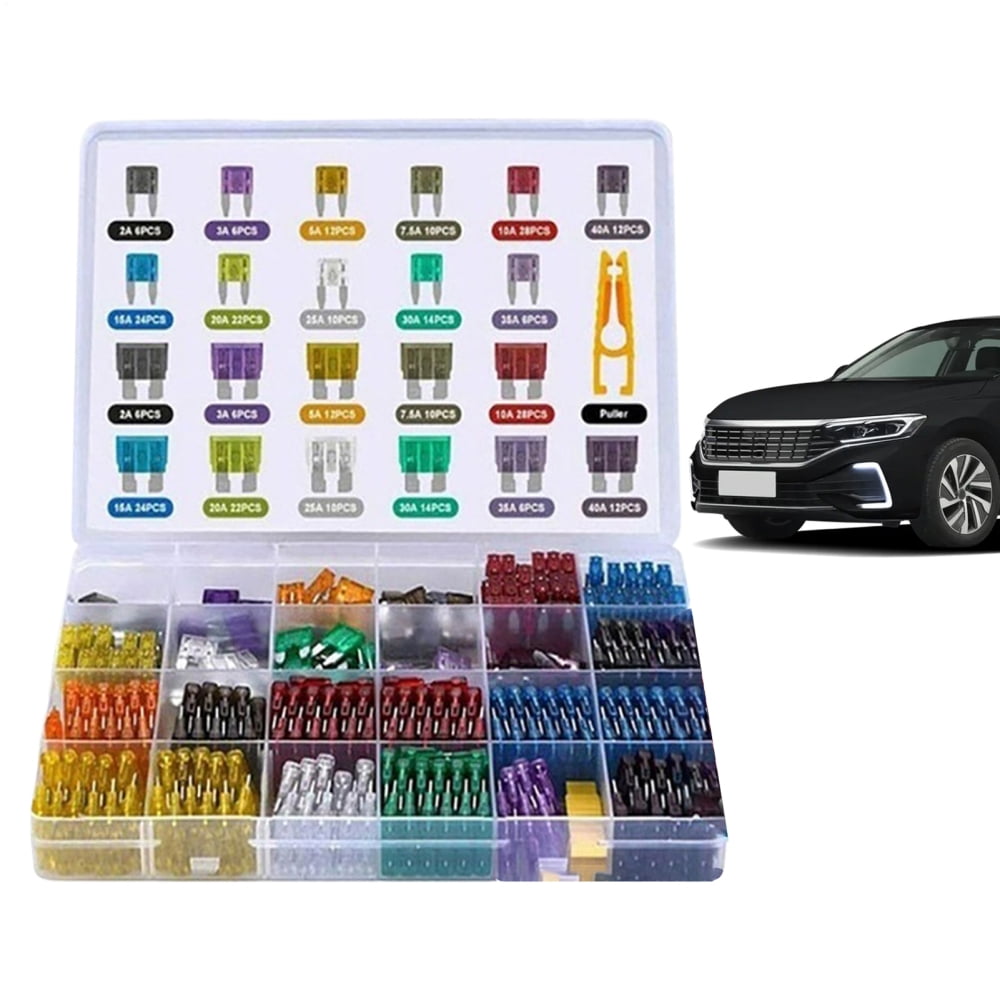 Automotive Fuse Set, Standard Fuses Car Fuses Assorted Kit, 300 Medium ...