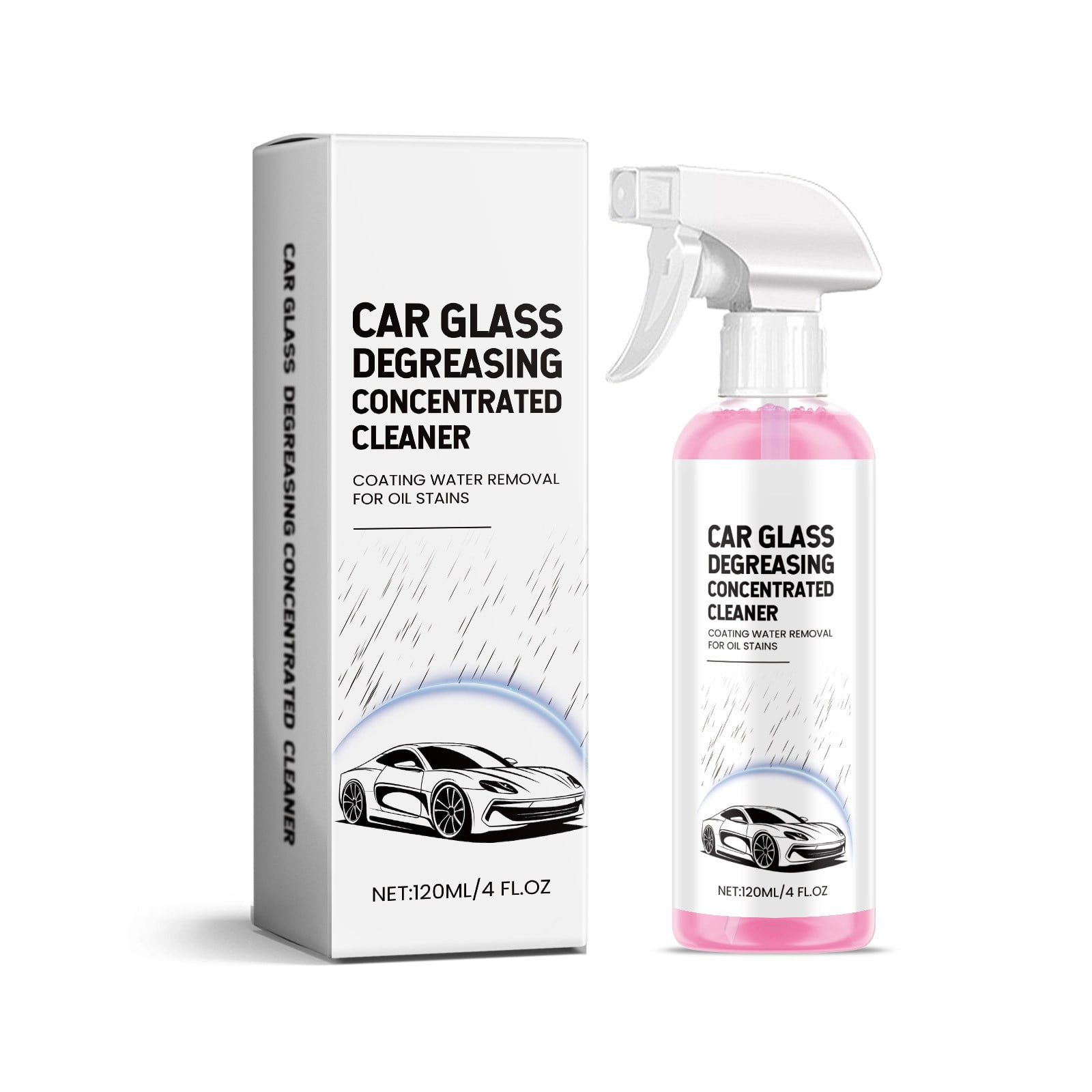 Automotive Glass Cleaner Spray For Windshield Windows Waterproof Rain ...