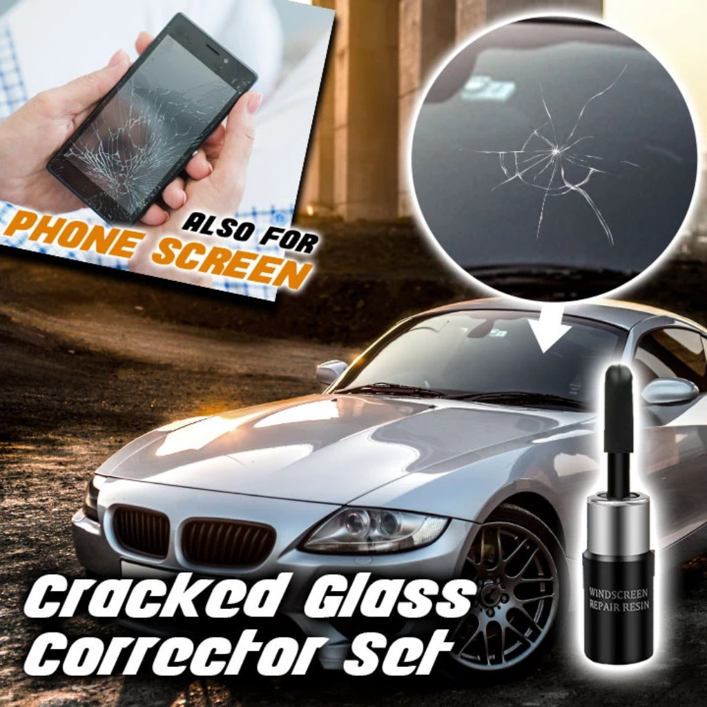 Automotive Glass Crack Repair Tool, Car Window Fluid Crack Repair, 3ML ...