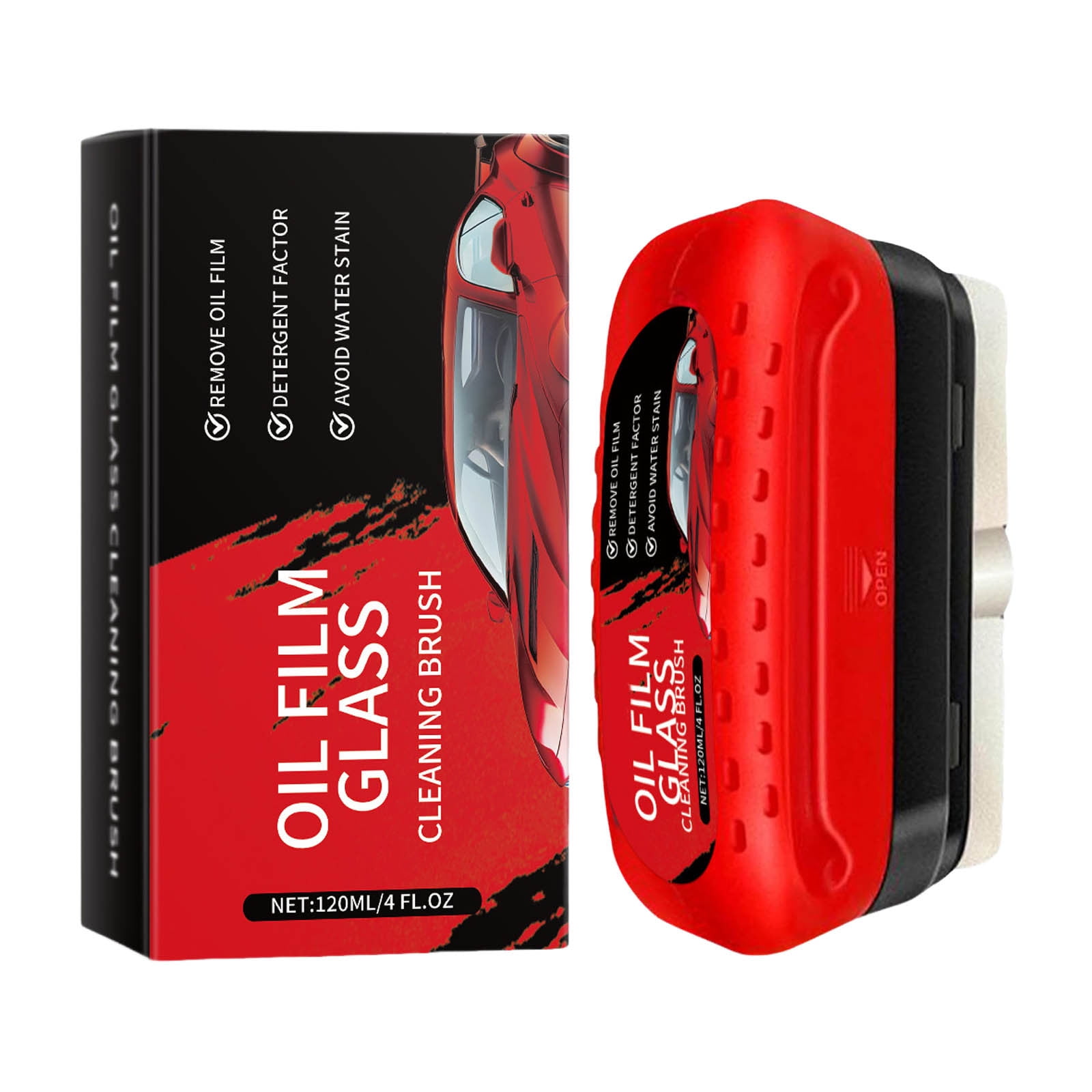 Automotive Glass Stain and Oil Film Remover for Clear Windshield ...