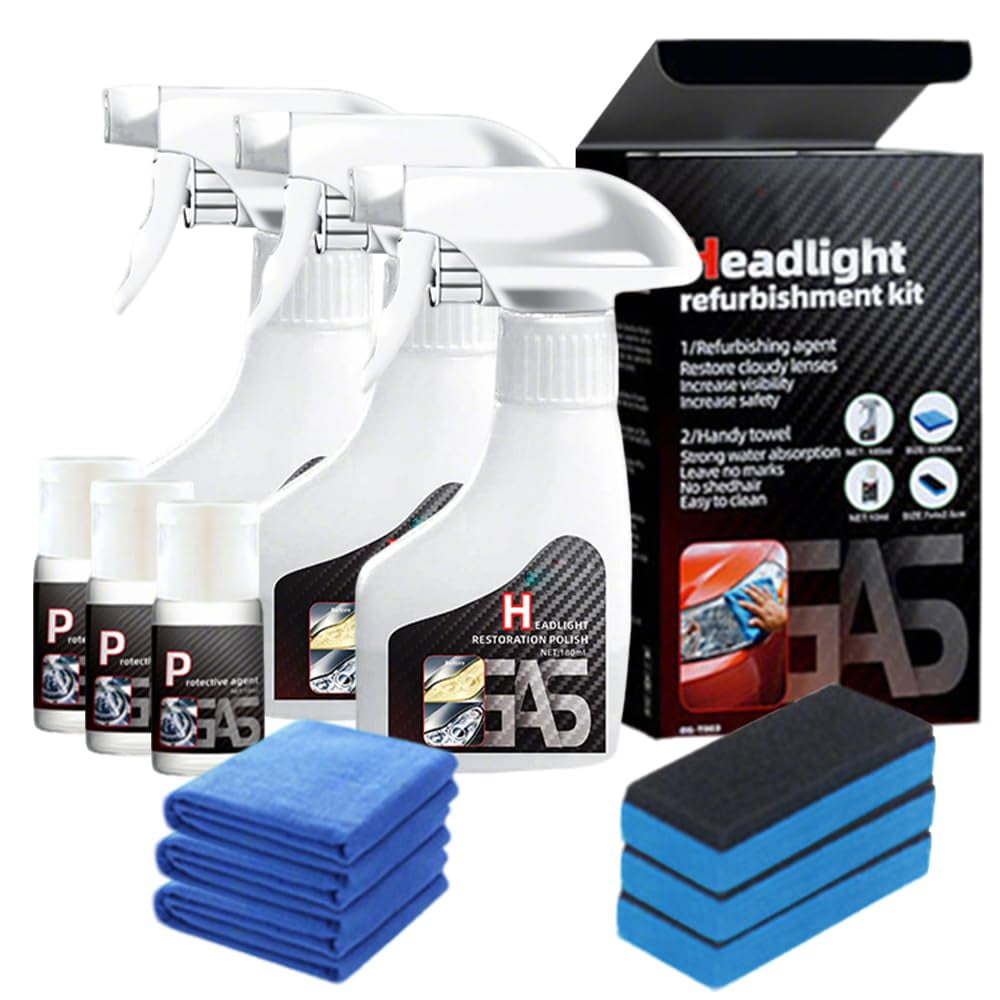 Automotive Headlamp Restoration Fluid Oxidized, 2025 New Headlight ...