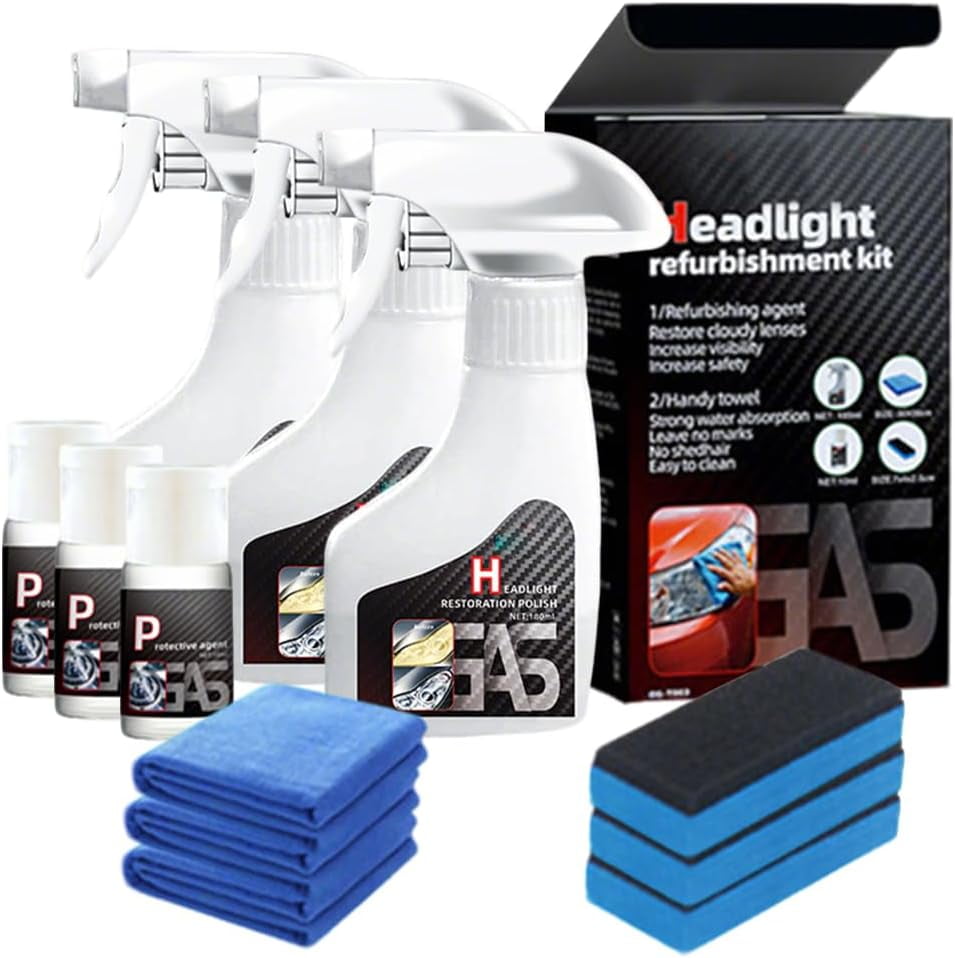 Automotive Headlamp Restoration Fluid Oxidized, 2025 New Headlight ...