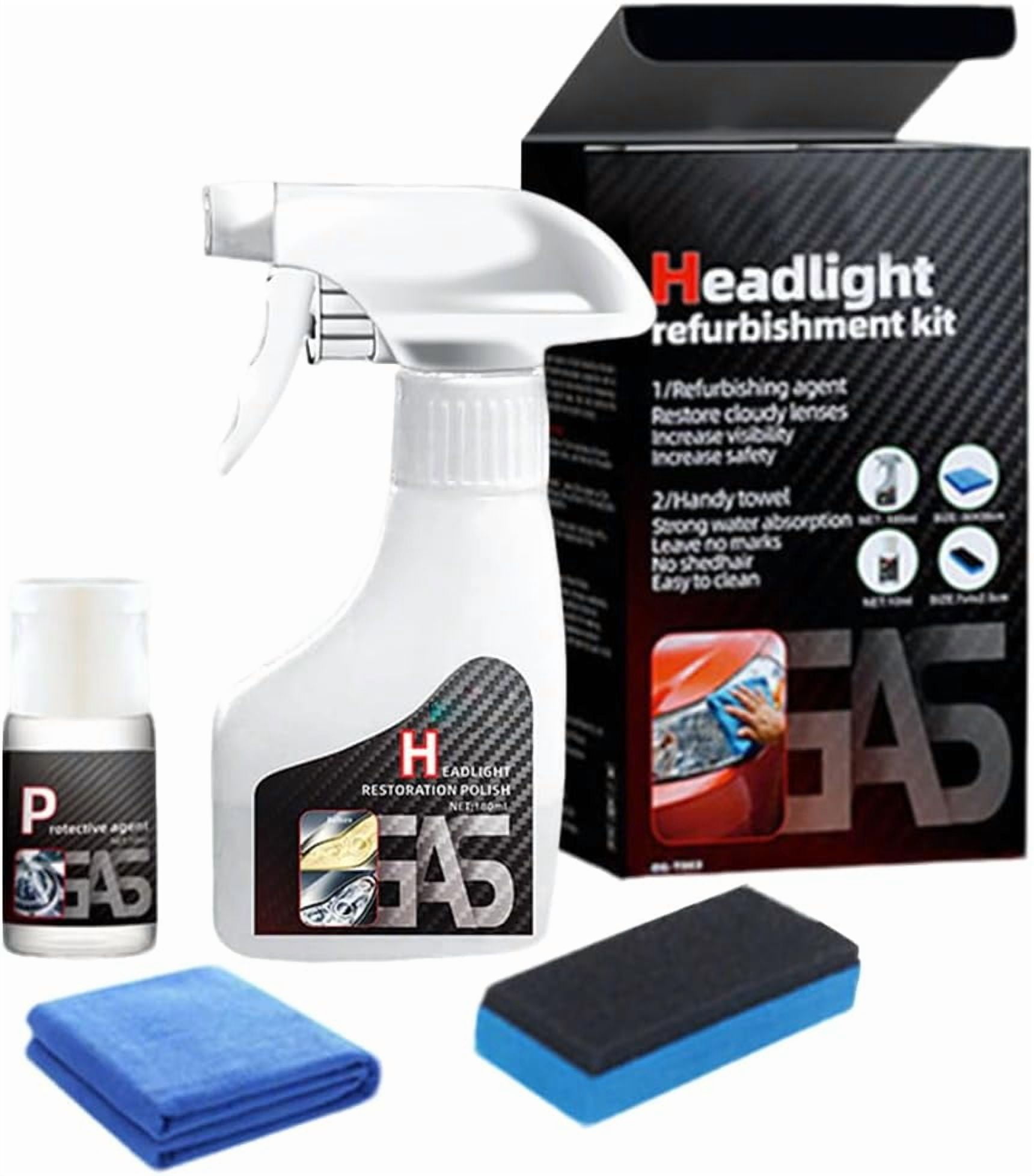 Automotive Headlamp Restoration Fluid Oxidized, 2025 New Headlight ...