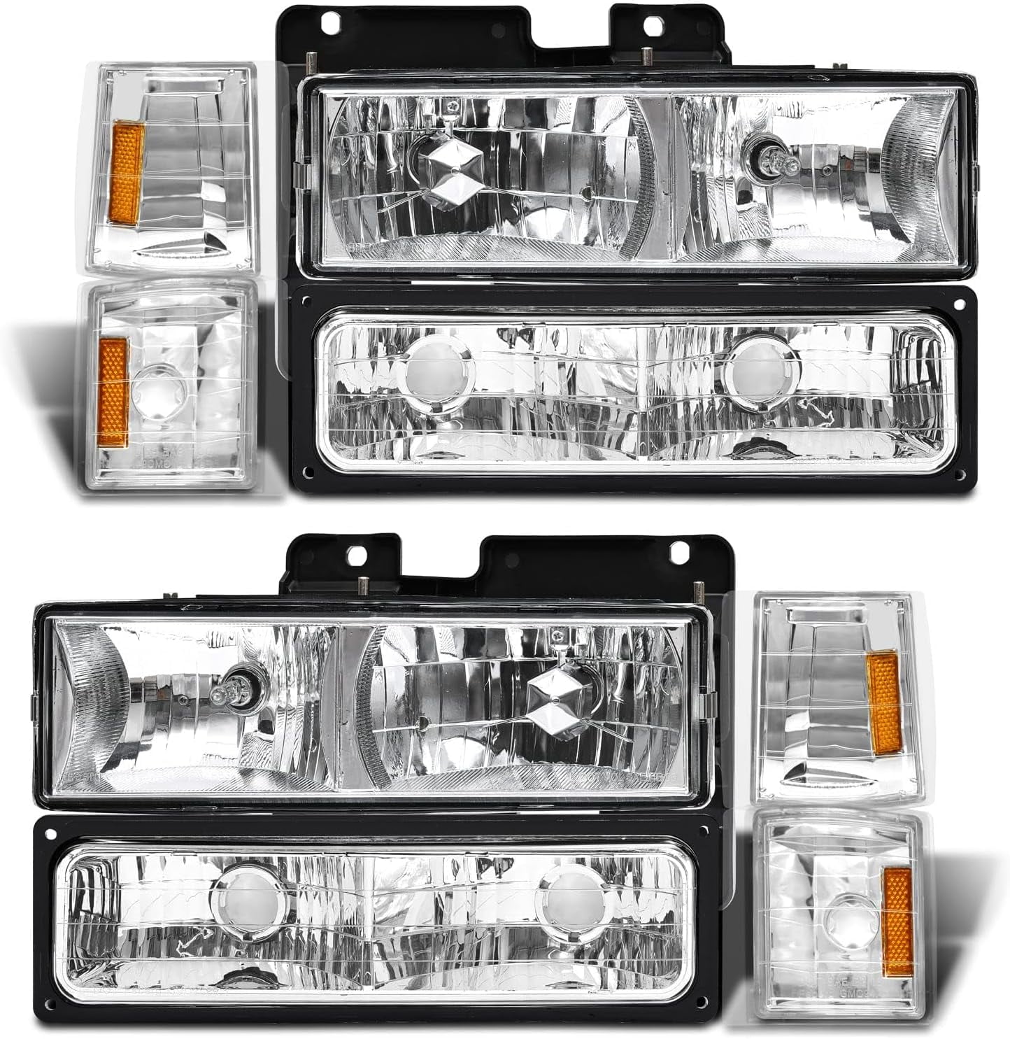 Automotive Headlight Assembly Pair for 1994-1998 GMC Sierra/Yukon ...