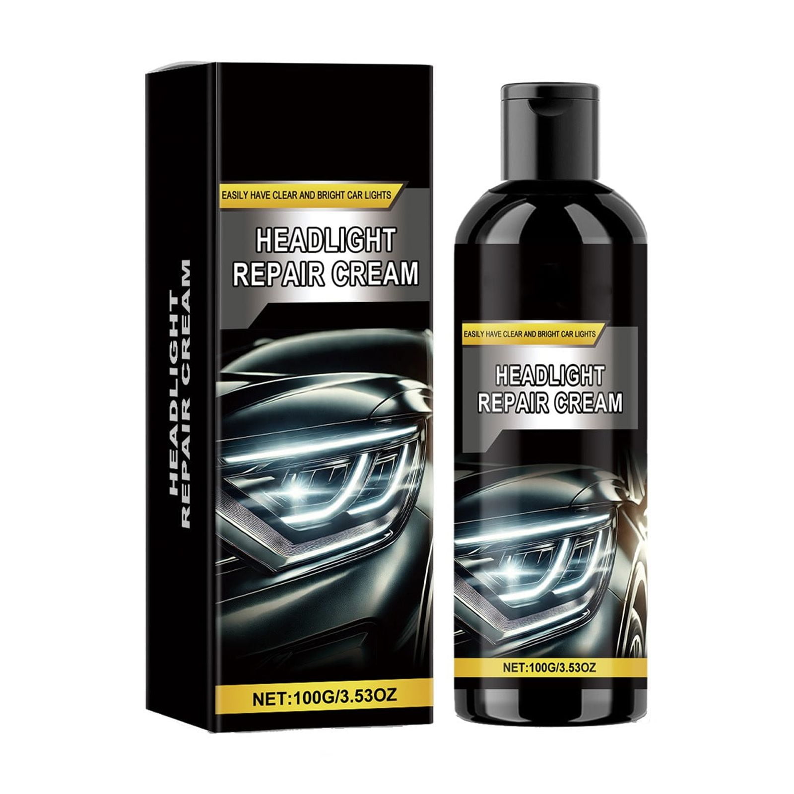 Automotive Headlight Refurbishment Paste Headlight Restoration and Care ...