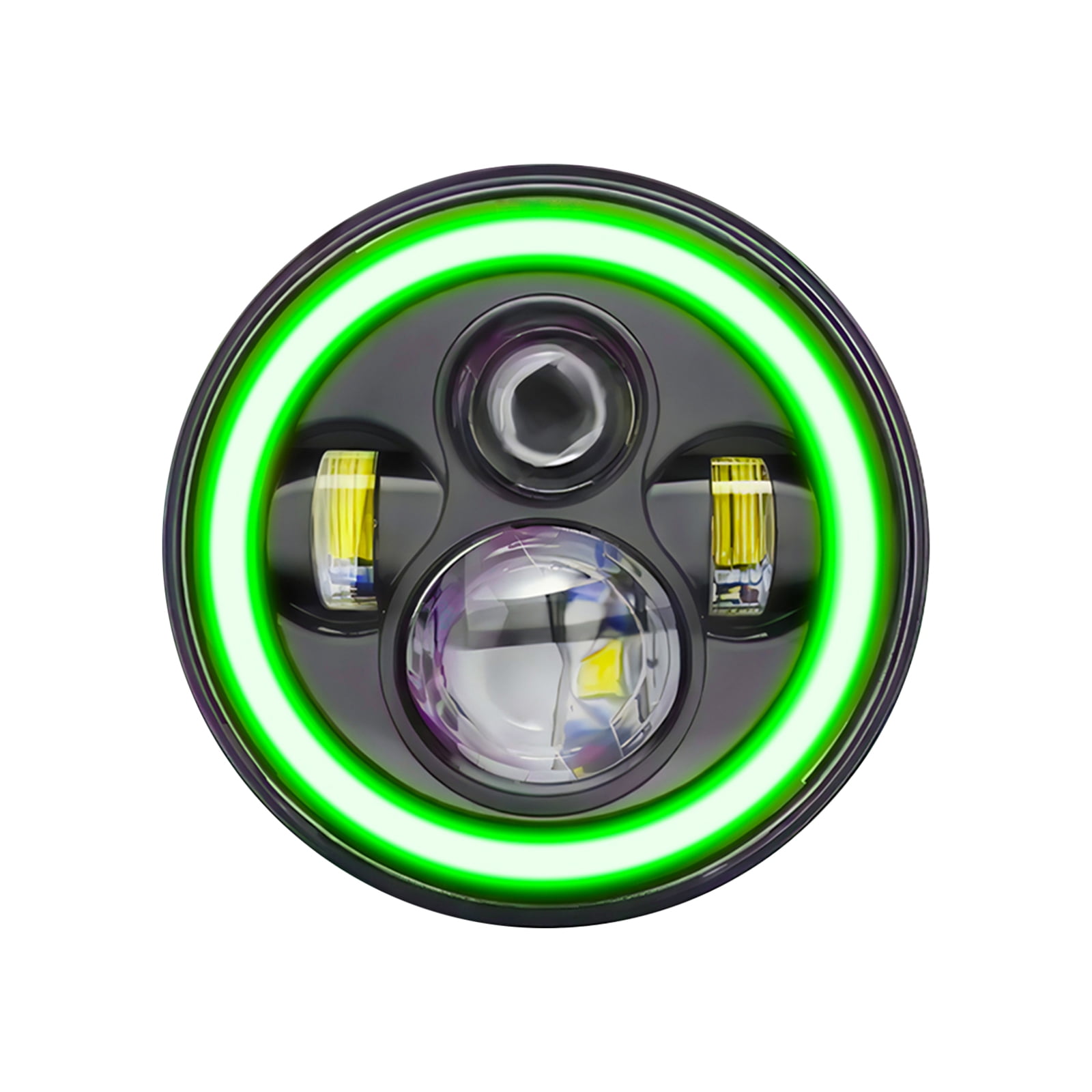 Automotive Headlights, 7 Round LED Headlight with Low/, Perfect for ...