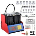 Automotive Injector Cleaner Tester 6 Cylinder Ultrasonic Wave Injector ...