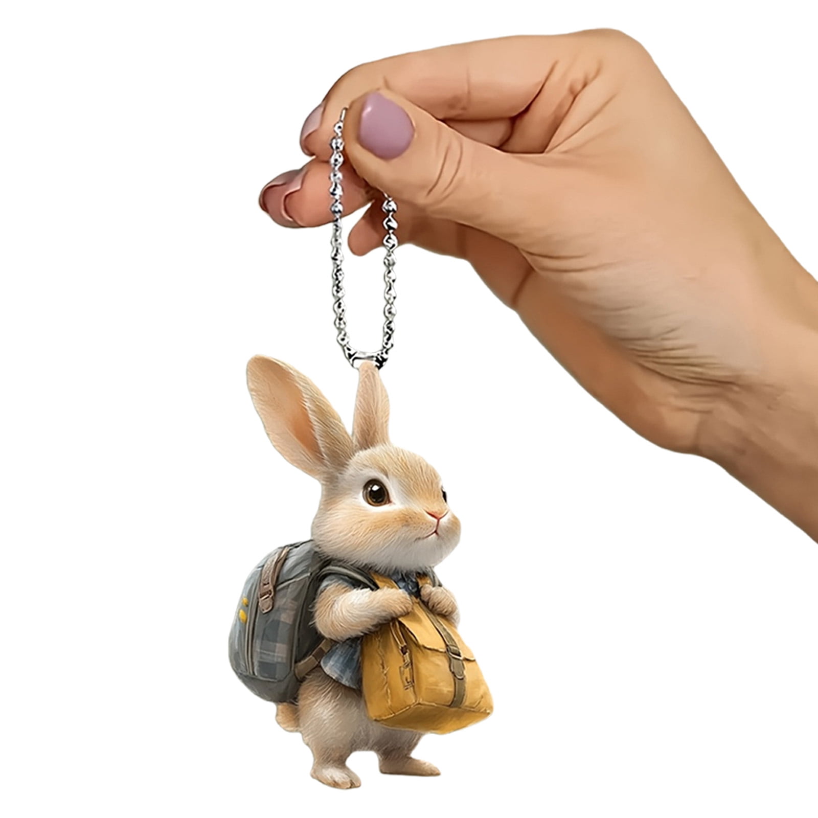 Automotive Interior Accessory Cartoon Backpack Rabbits 2D Acrylic ...