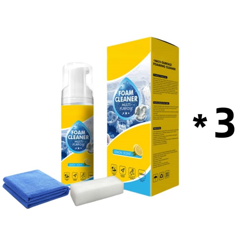 Automotive Interior Foam Cleaner - Multi-purpose Cleaner with Complex ...