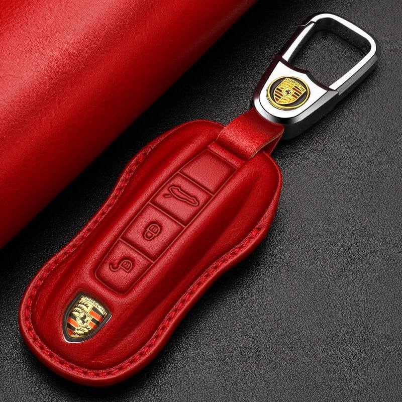 Automotive Key Holder Car Key Protector Case Macan 718 911 Porsche Key ...