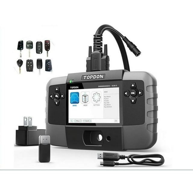 TOPDON T-Ninja1000 Automotive Key Programmer, Add/Delete Key, Read Pin ...