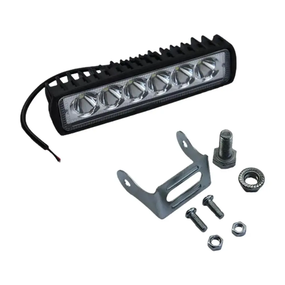 Automotive LED Work Lights 6 Beads 18W Motorcycle Electric Spotlights ...