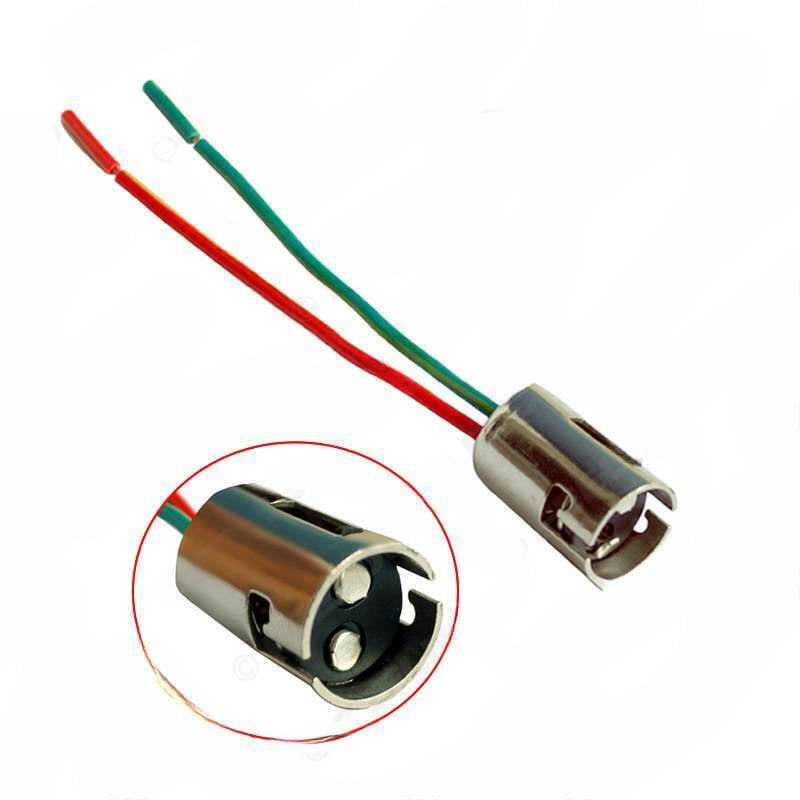 Automotive LED lamp holder BAY15D high and low foot dual contact lamp ...